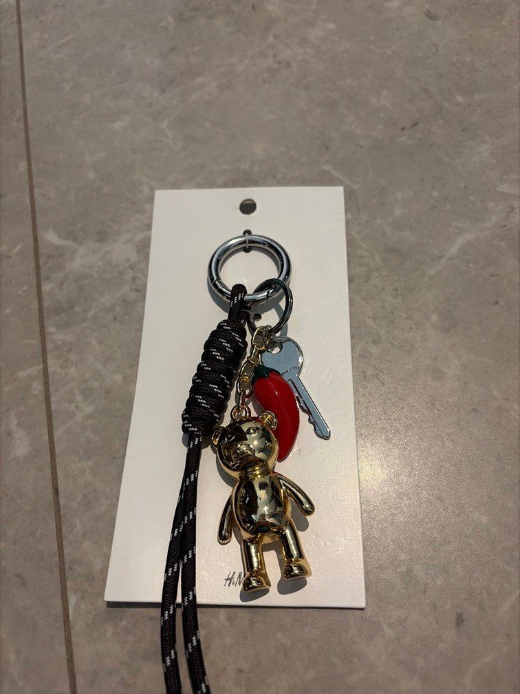 Cute teddy bear bag charm/key chain, Women's Fashion, Watches ...