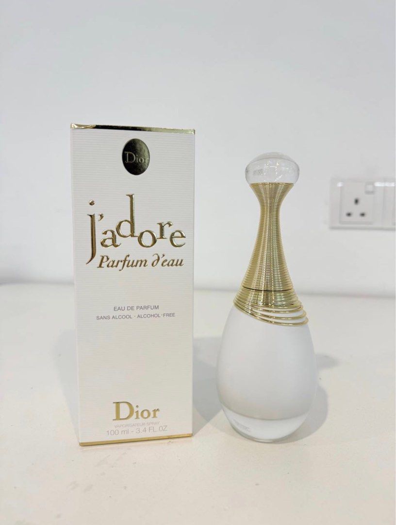 Dior Jadore Parfum Deau EDP 100ml Alcohol Free Perfume, Beauty ...
