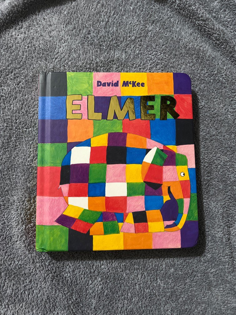 Elmer story book, Babies & Kids, Infant Playtime on Carousell