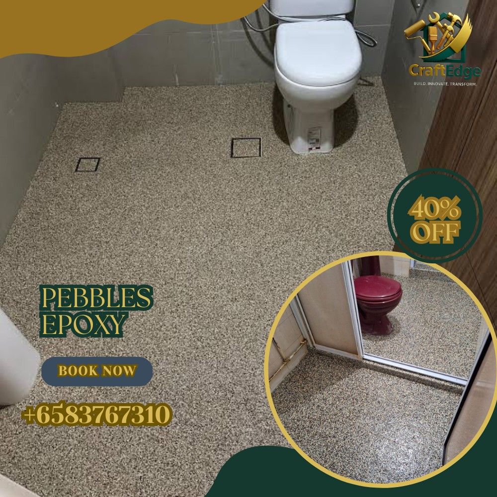 Epoxy pebbles / toilet floor pebbles epoxy/ toilet wall pebbles epoxy ...