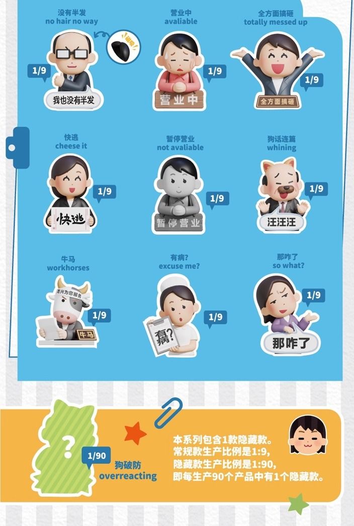 [Free Delivery] PLZDOT: Irasutoya Emotionally Stable Series - Mini ...