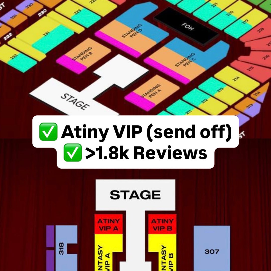 🇸🇬🇲🇾[From $900+] Ateez ATINY VIP Send Off Tickets 2026 In Your Fantasy ...
