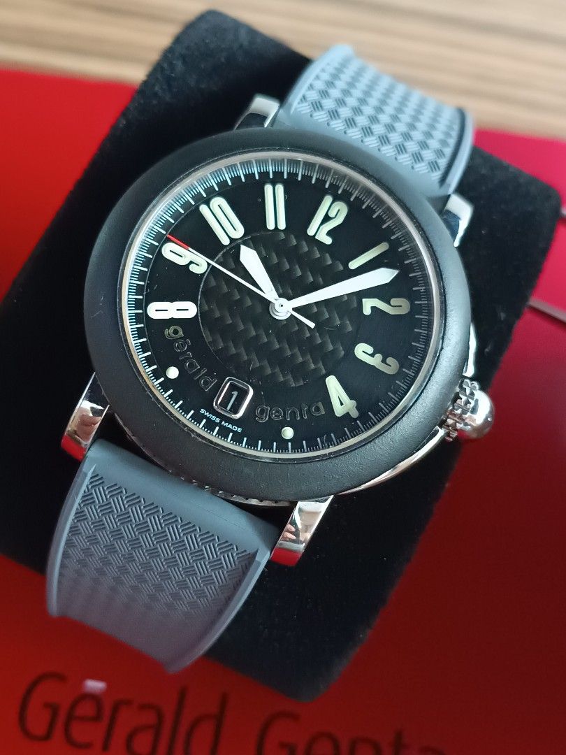 Gerald Genta Sport Date Automatic 38mm Rare, Luxury, Watches on Carousell