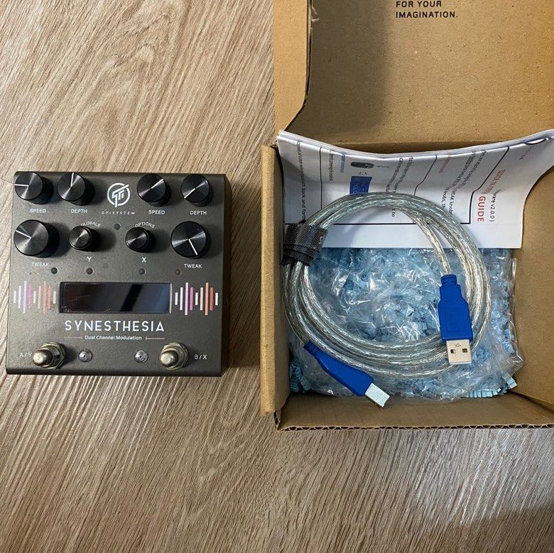 GFI System Synesthesia Dual Channel Modulation Pedal, Hobbies & Toys ...