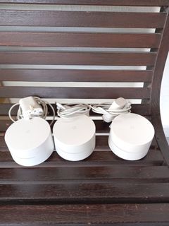 Google Nest (2nd Gen) WIFI Mesh Router Node Set - White, Computers ...