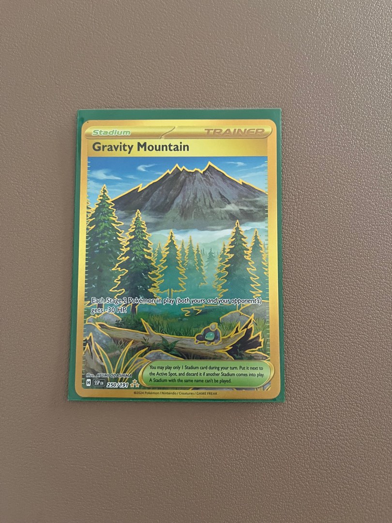 Gravity Mountain Gold FA 250/191, Hobbies & Toys, Toys & Games on Carousell