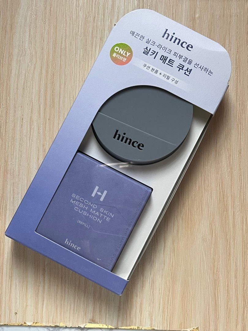 Hince second skin mesh matte cushion foundation + extra refill shade 17 ...
