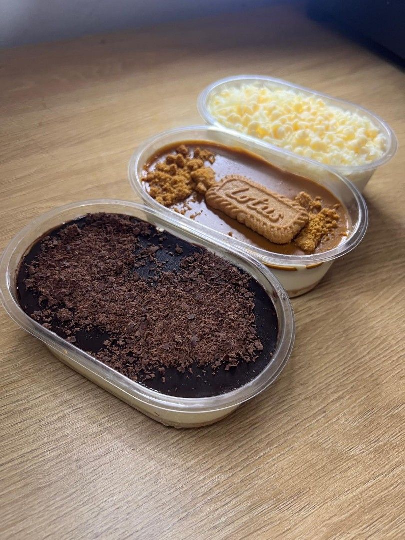 Homemade Dessert Cups - Chocolate, Lotus Biscoff, White Chocolate, Food ...