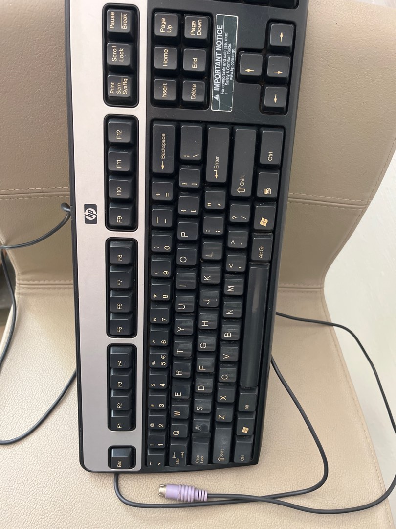 HP Standard Keyboard, Computers & Tech, Parts & Accessories, Computer ...