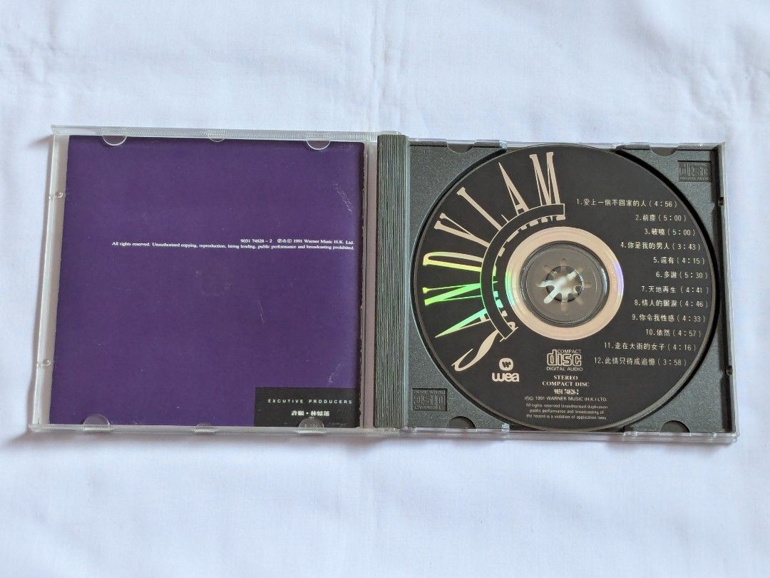 林忆莲精選I"回憶總是温柔的" Sandy Lam 1991 Warner Music Hong Kong Chinese CD 9031 ...