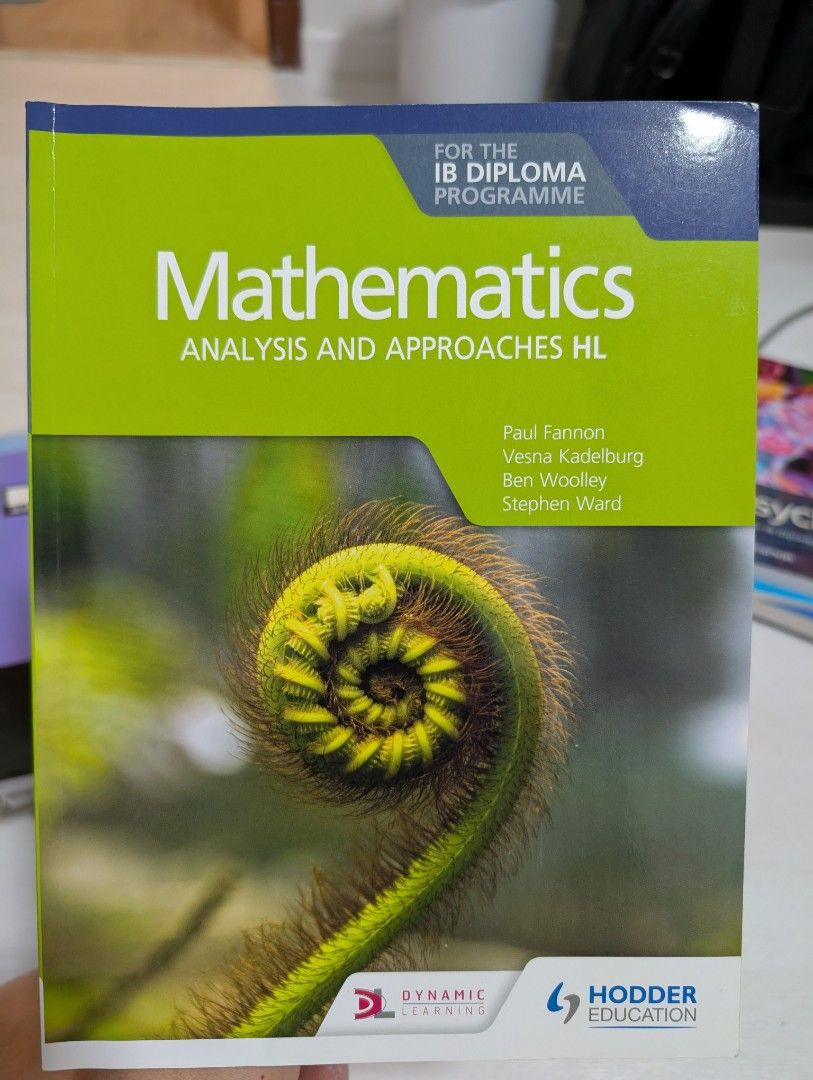 IB Mathematics Analysis and Approaches HL Textbook, Hobbies & Toys ...