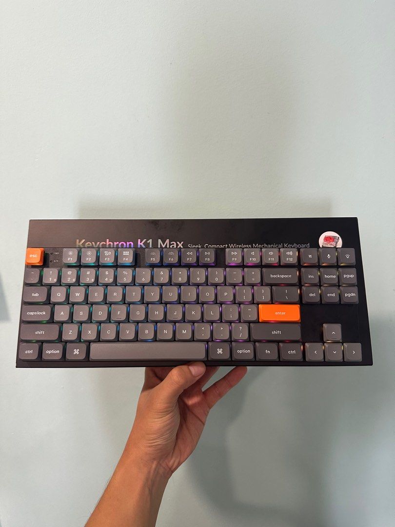 Keychron K1 Max Wireless Bluetooth Hotswappable Mechanical Keyboard Low ...