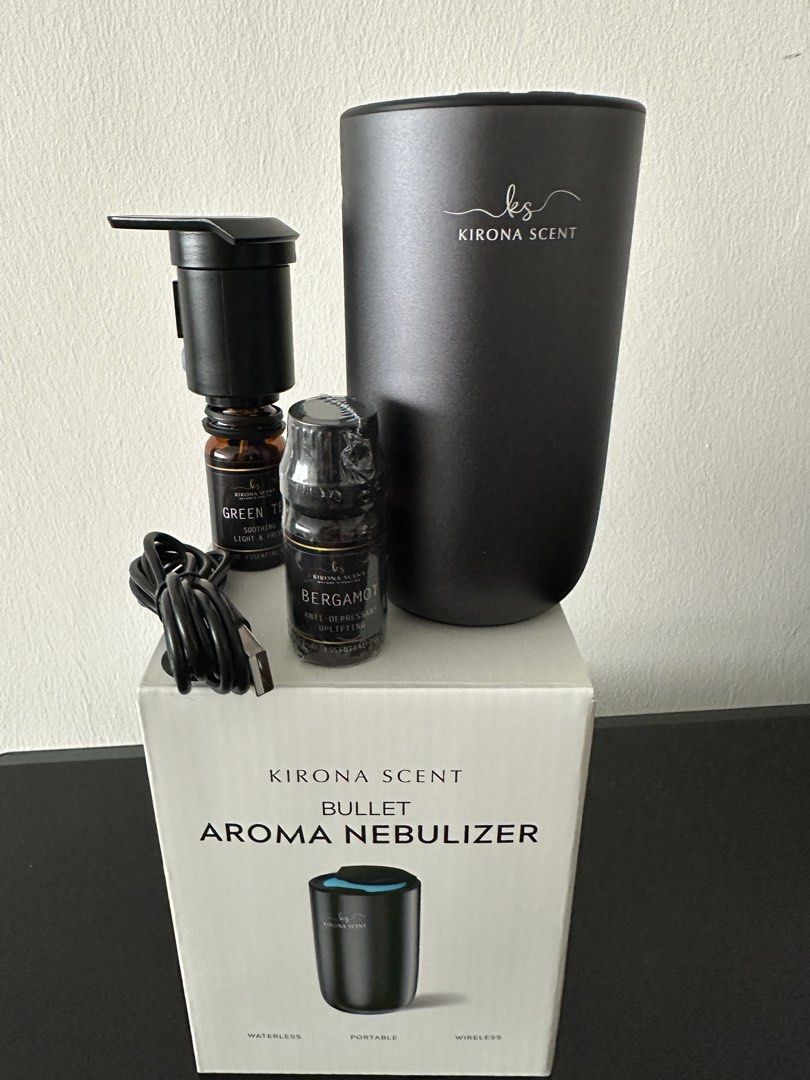 Kirona Scent Bullet Aroma Nebulizer Titanium Black | Wireless ...