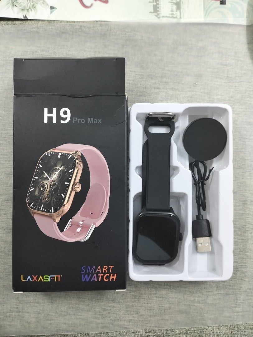 Laxasfit H9 Pro Max Smartwatch - Brand New, Mobile Phones & Gadgets ...