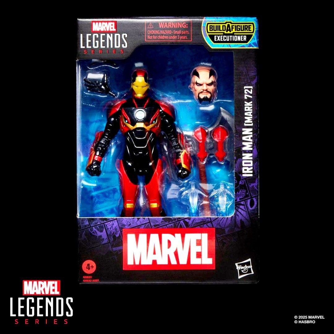 Marvel Legends Executioner Wave Iron Man ( Mark 72 ) With 2 Executioner ...