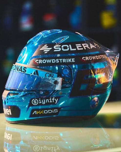 Mercedes-AMG Petronas F1 Racing Helmet Singapore 2025 RACE WINNER ...