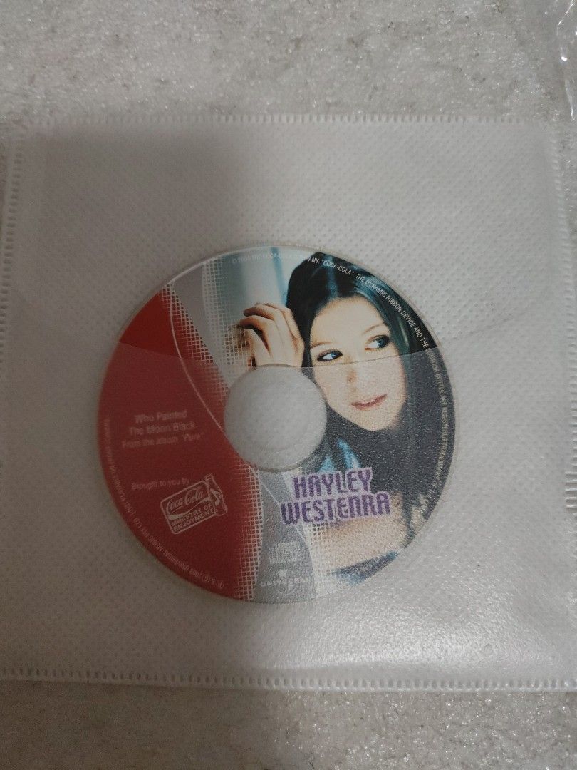 Mini cd Hayley Westernra Small CD collectors LIMITED edition Coca Cola ...