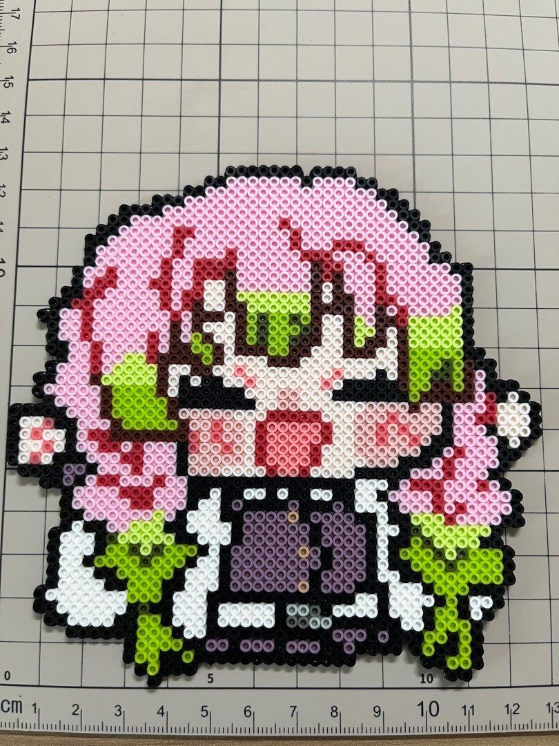 Mitsuri Demon Slayer Perler Bead Art, Hobbies & Toys, Stationery ...