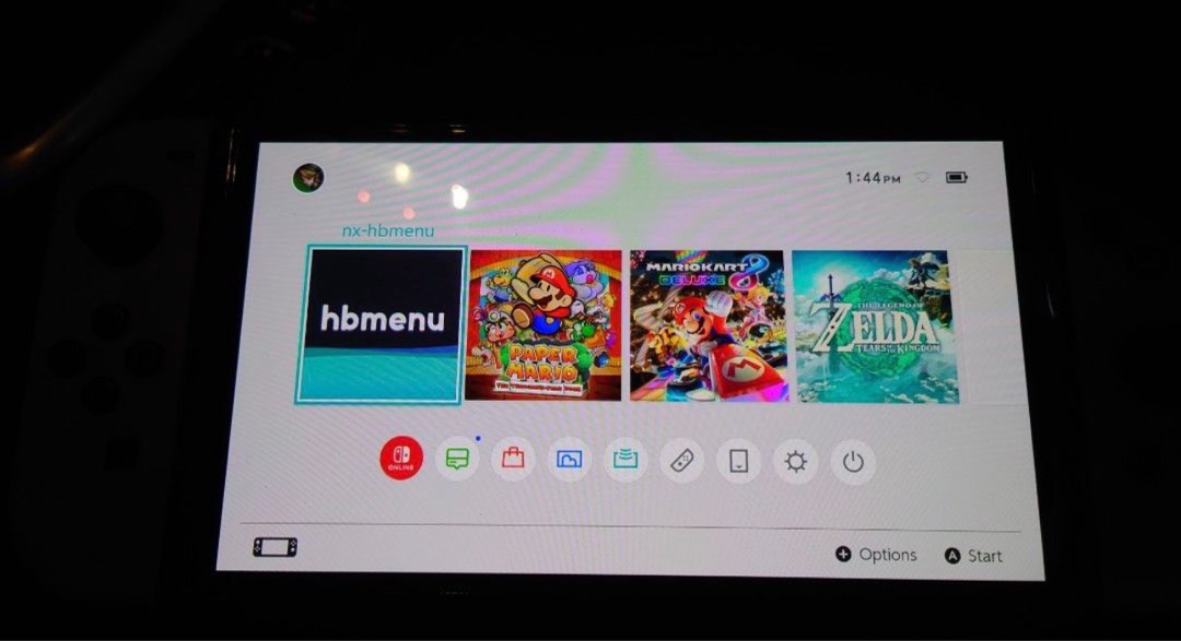Modded OLED Nintendo Switch (Just Tablet), Video Gaming, Video Game ...