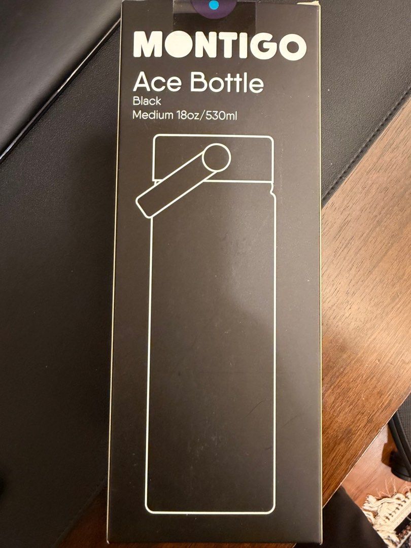 Montigo Ace Bottle - Black - 18oz, Furniture & Home Living, Kitchenware ...