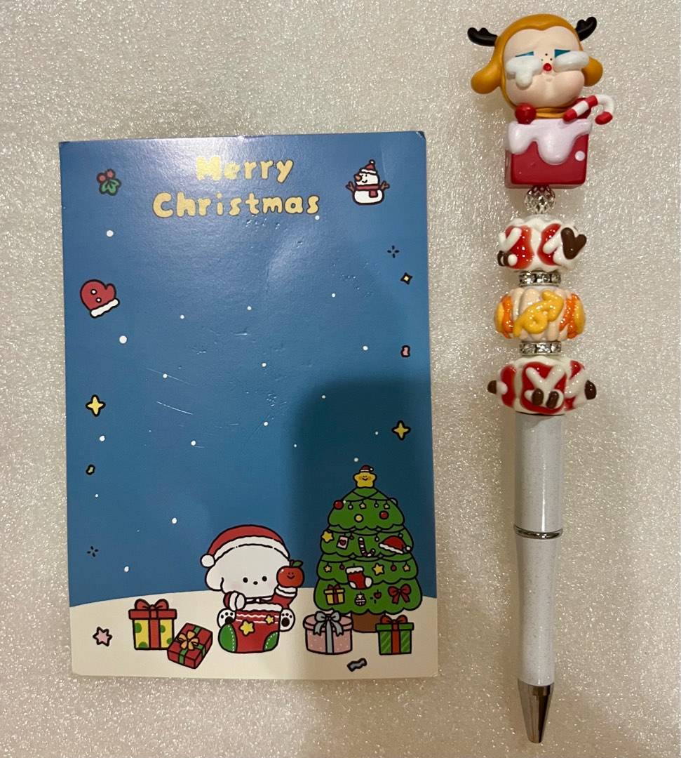 New popmart Crybaby inspired pop bean handcrafted Ballpoint Pen in ...
