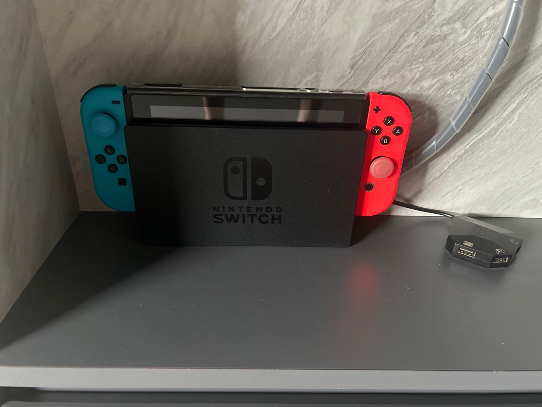 Nintendo Switch Console with Dock and Joy-Cons, Video Gaming, Video ...