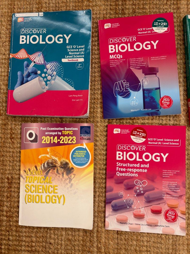 O Level & A Level Science Biology Textbooks, Hobbies & Toys, Books ...