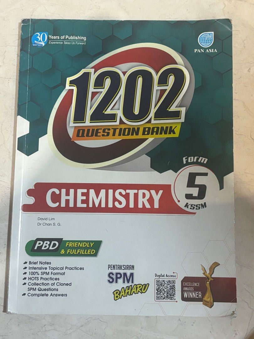 Pan Asia 1202 Question Bank Form 5 Chemistry, Hobbies & Toys, Books ...