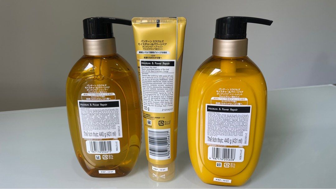 Pantene Miracles Bond Repair Hair Care Set, Beauty & Personal Care ...