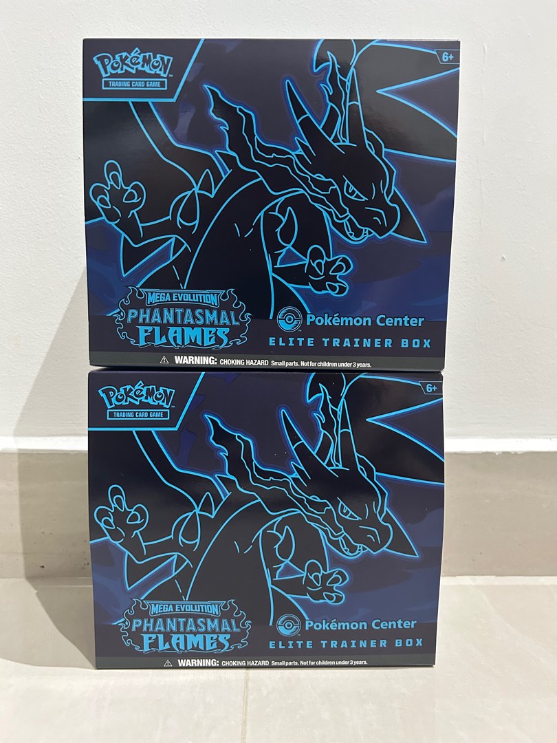 Pokemon Center PC Mega Evolution Phantasmal Flames Elite Trainer Box ...