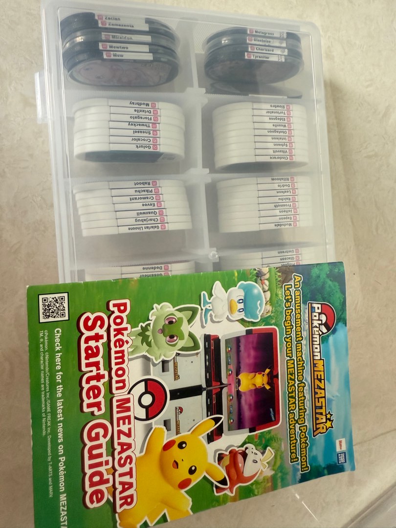 Pokemon Mezastar Tags and Starter Guide, Hobbies & Toys, Toys & Games ...