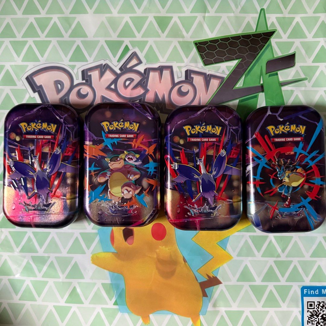 Pokemon TCG: Mega Evolution Mega Heros tin, Hobbies & Toys, Toys ...