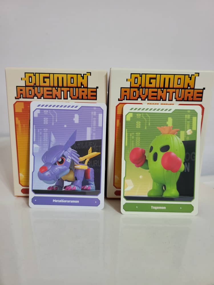 Pop Mart x Digimon Adventure Figure - MetalGarurumon & Togemon, Hobbies ...