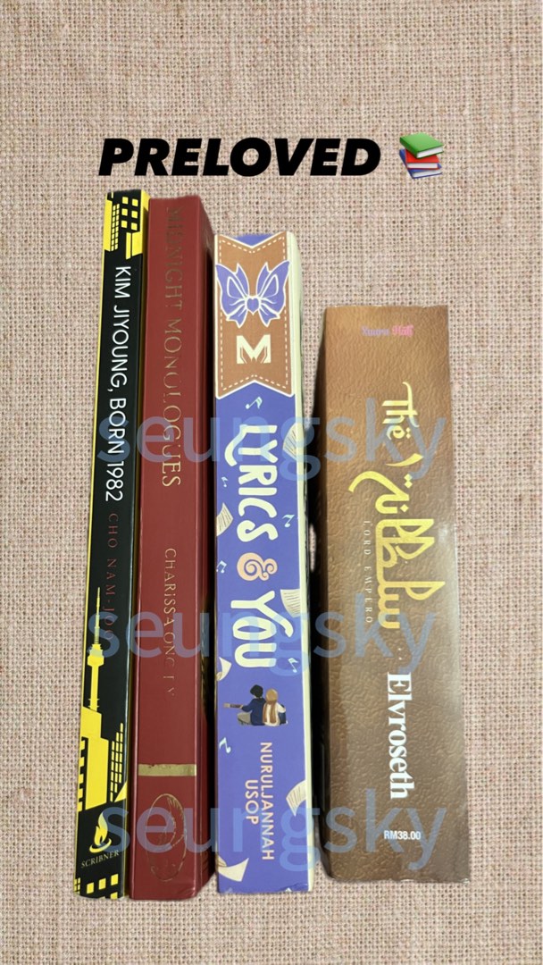 Preloved Books - Midnight Monologues, Lyrics & You, The Lord Emperor ...