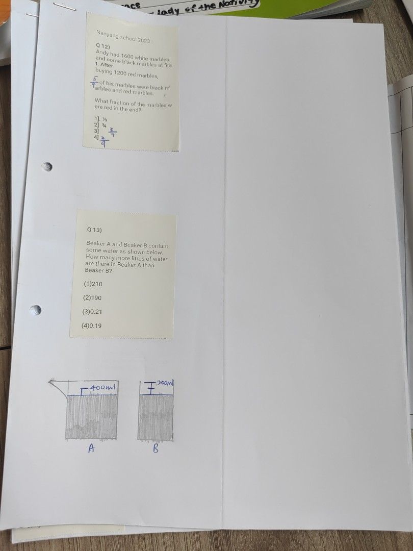 PSLE Mathematics Exam Papers 2021-2023, Hobbies & Toys, Books ...