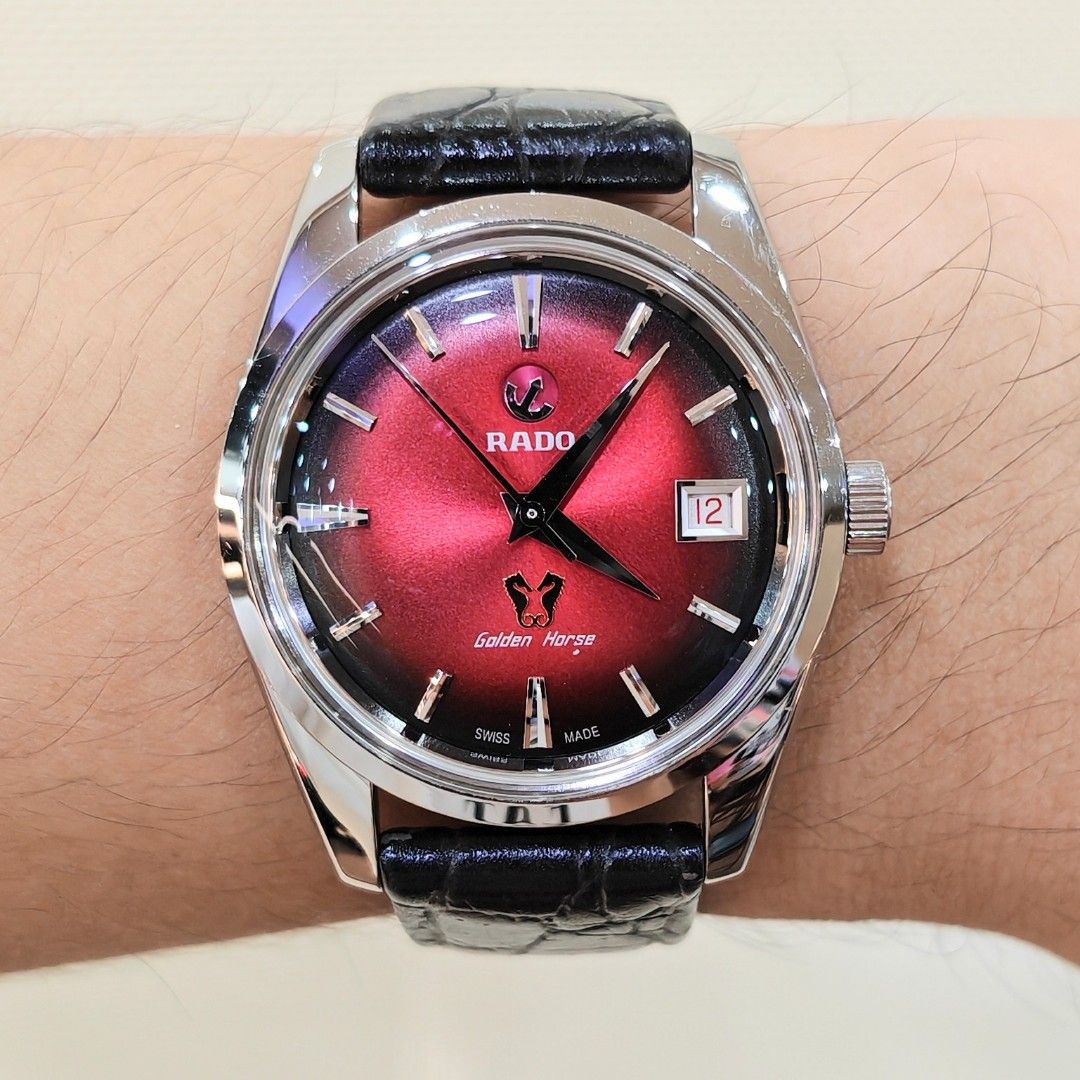 Rado 37mm Golden Horse Red Vignette Dial - Limited Edition of 1957 ...