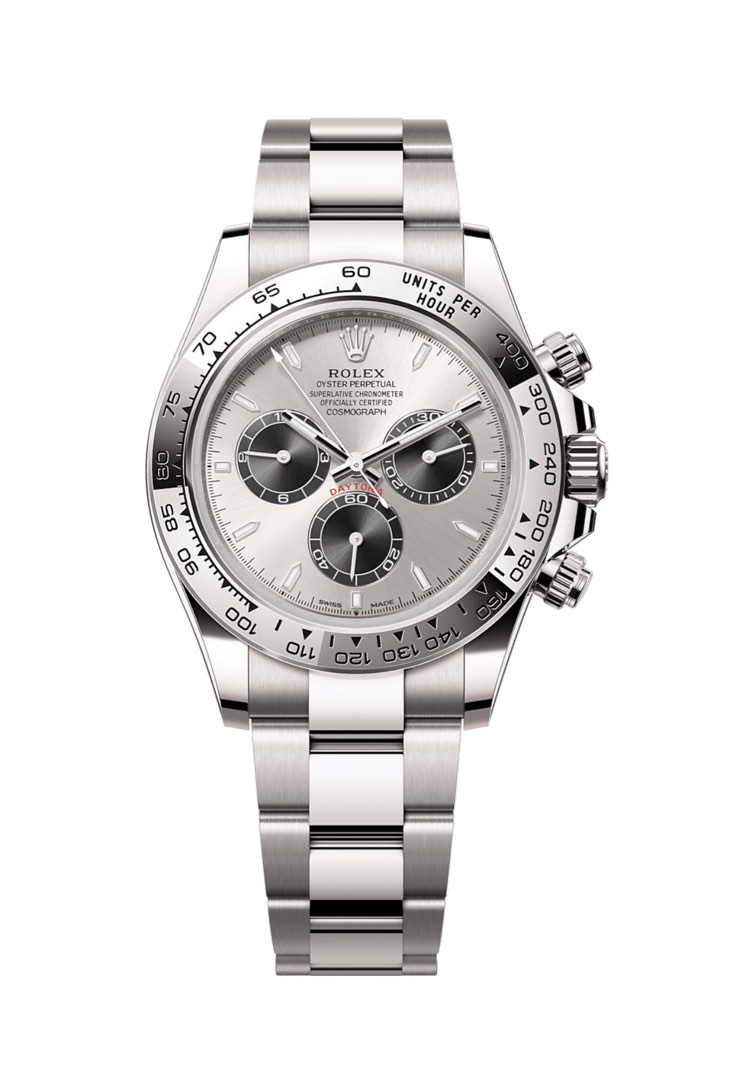 Rolex Daytona Cosmograph Silver Dial Stainless Steel Watch, Luxury ...