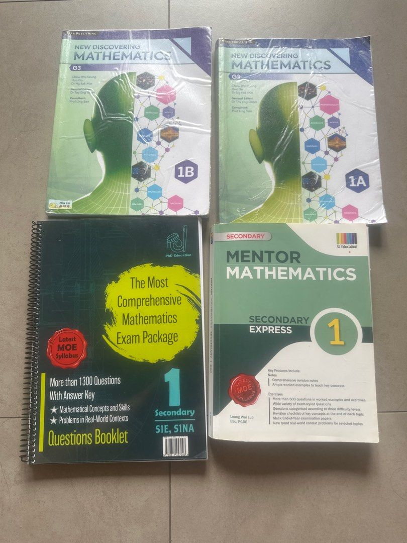 Secondary G3/G2 Mathematics: New Discovering & Mentor Maths, Hobbies ...