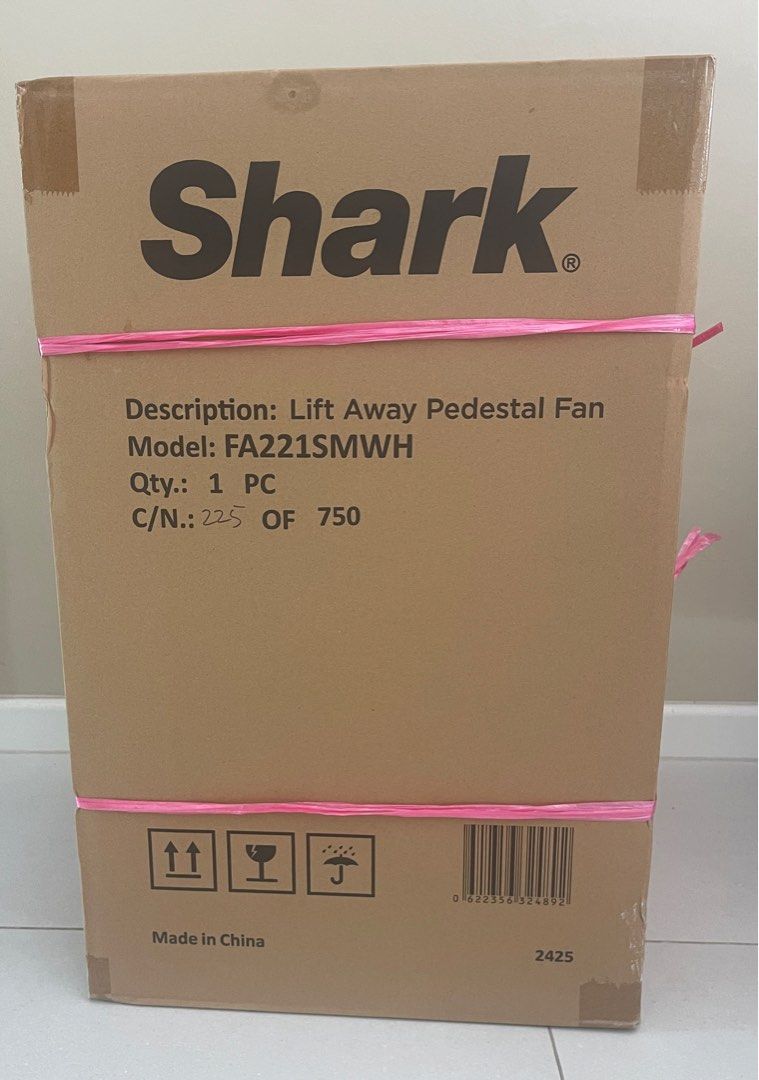 Shark FlexBreeze Cordless & Portable Fan FA221SMWH, Furniture & Home ...