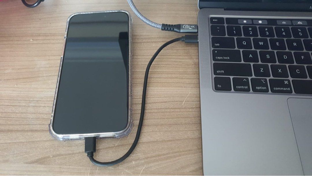 Short type C to type C data and charging cable, Mobile Phones & Gadgets ...