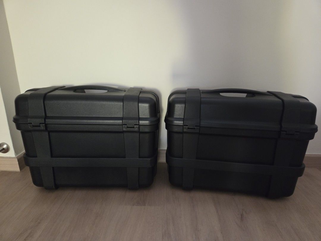 Side panniers + Universal Bracket, Motorcycles, Motorcycle Accessories ...