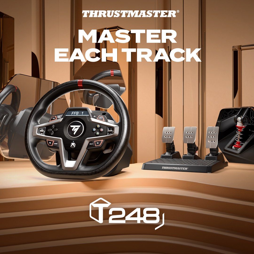Thrustmaster T248 Racing Wheel (Custom), Video Gaming, Gaming ...