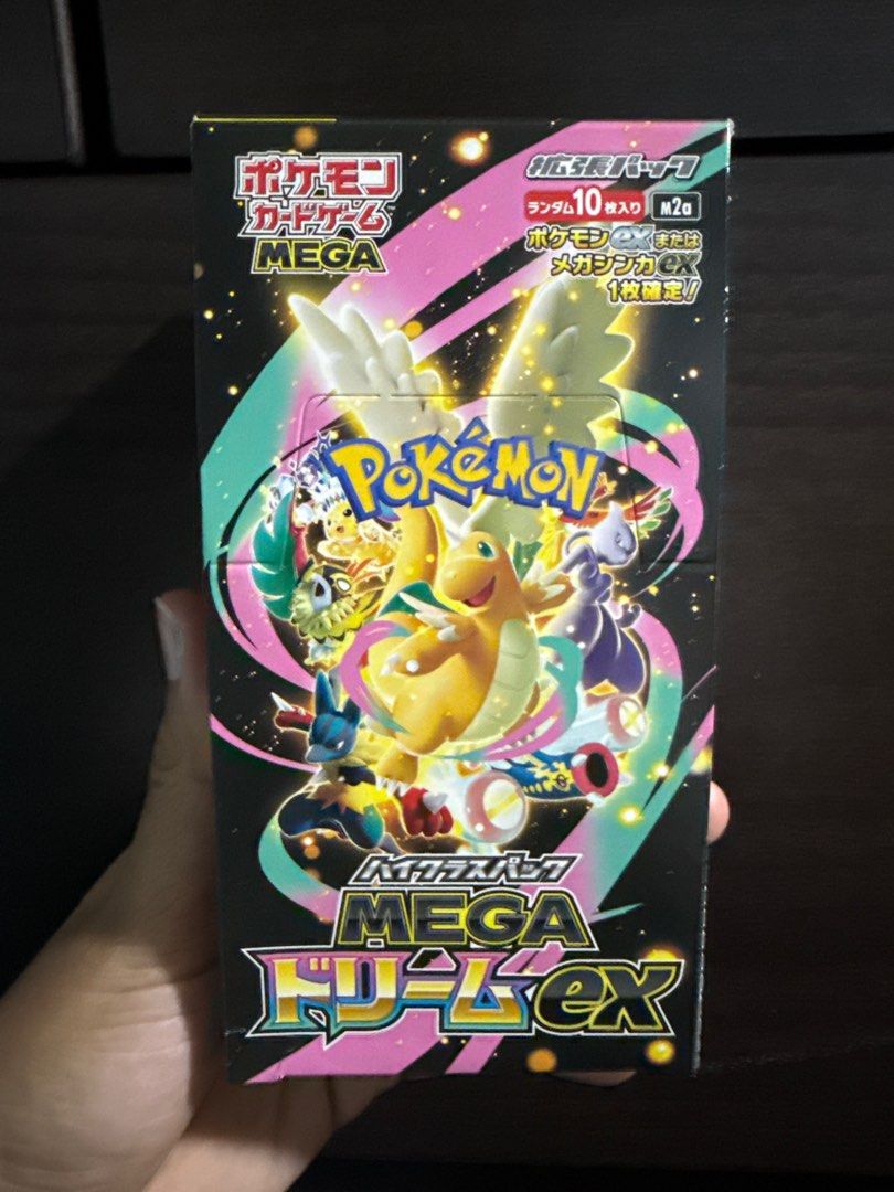 [Unshrinked] Pokemon Mega Dream EX Booster Box, Hobbies & Toys, Toys ...