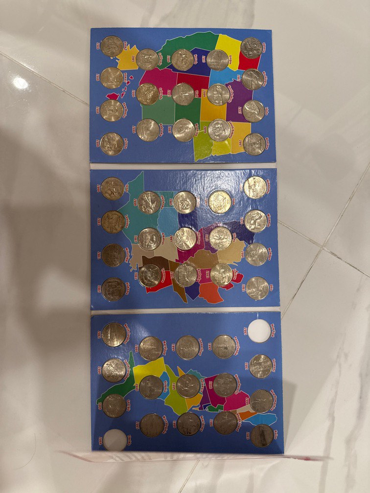 US 50 state quarters program collector’s album, Hobbies & Toys ...