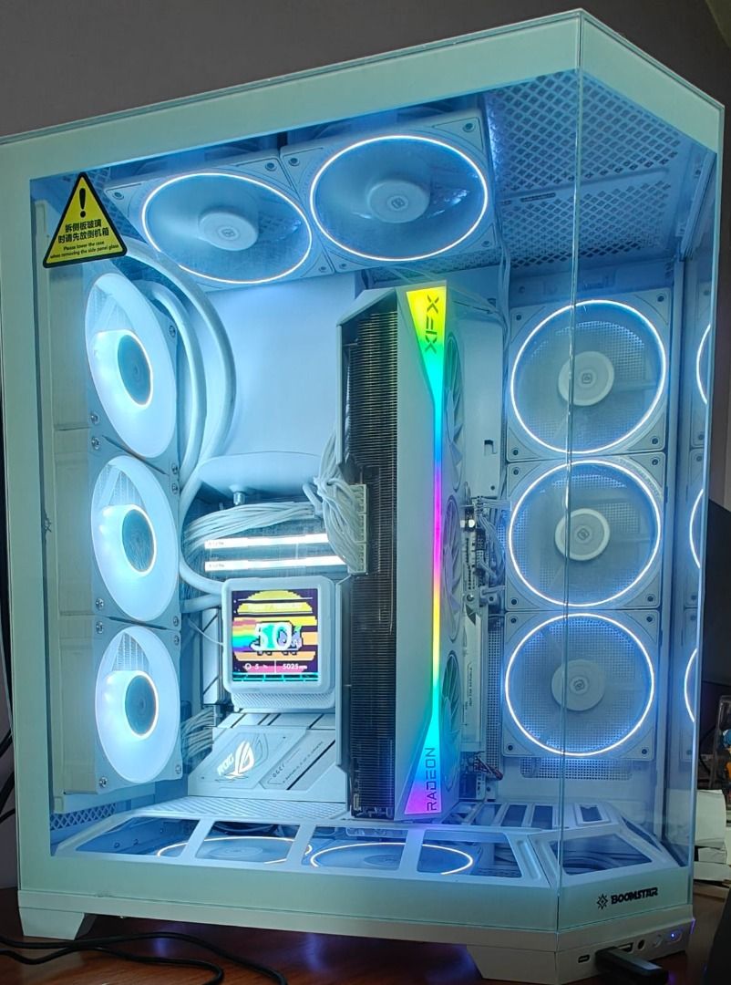 Pure White Gaming PC – Ryzen 9800X3D + RX 9070 XT Mercury | Ultra Fast ...