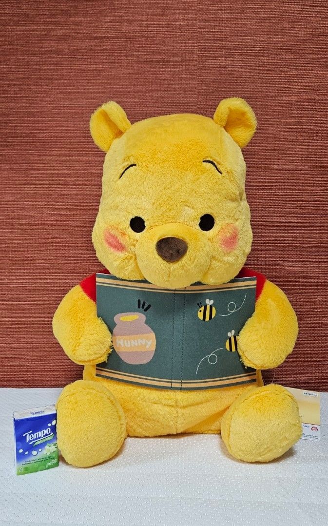 【日本直達 ️】書籍小熊維尼/Winnie The Pooh大公仔/FUKU FUKU/維尼熊大公仔/クマのプーさん超超BIGぬいぐるみ/書本 ...