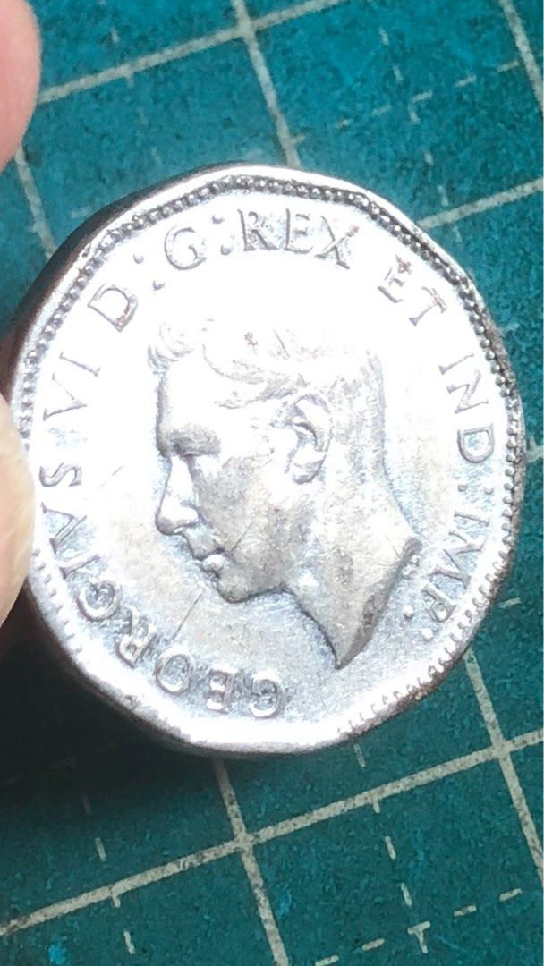 📣🈹Sale 15% disc/Fixed Price Canada Victory 5 cents 1945, chrome plated ...