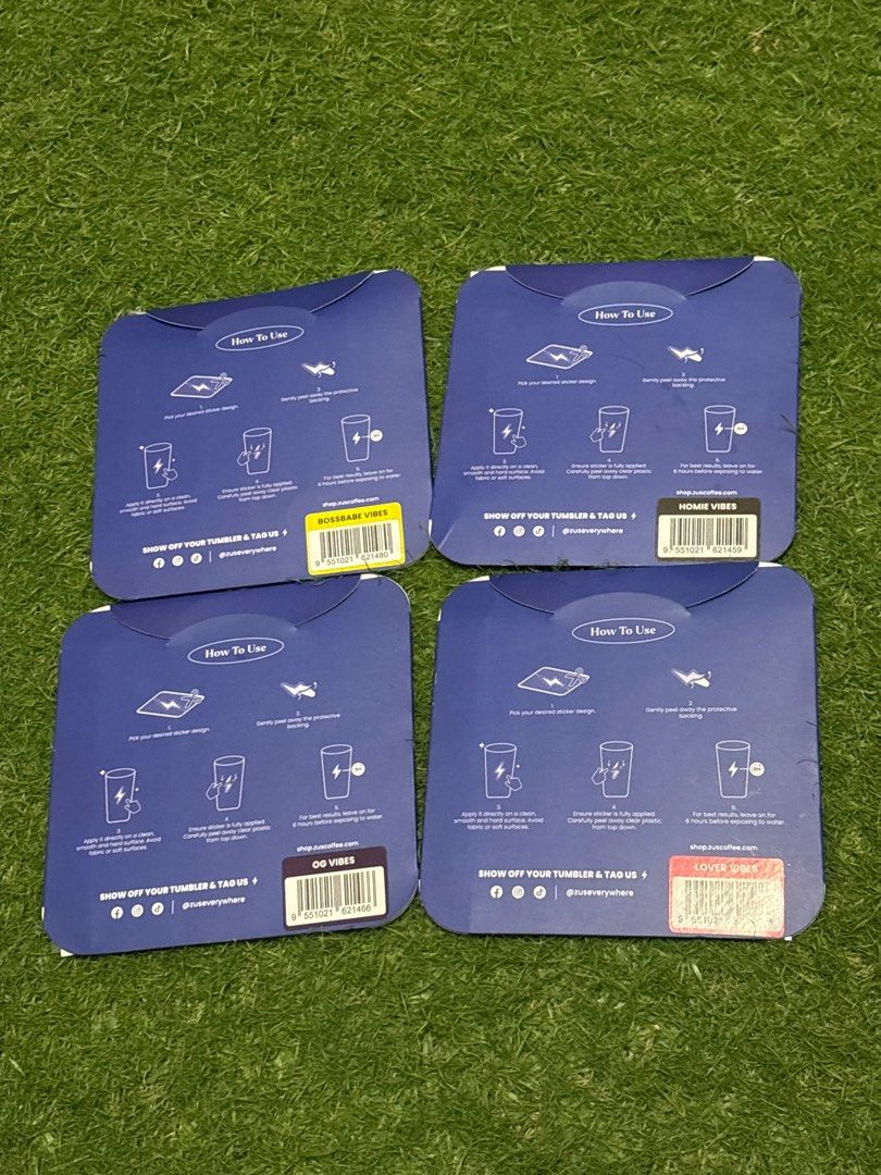 ZUS Coffee Essential Sticker Pack, Hobbies & Toys, Collectibles ...