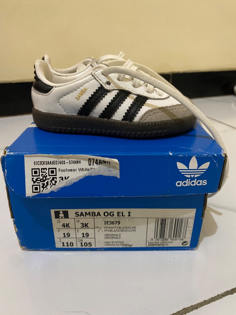 ADIDAS SAMBA BABY, Bayi & Anak, Baju Anak Laki-laki, 1 hingga 3 tahun ...