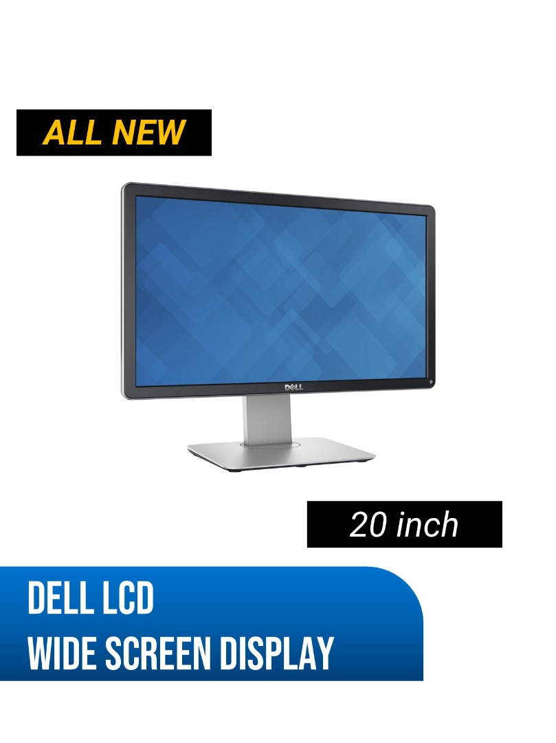 ALL NEW Dell Monitor 20 Inch LCD | LED Wide Screen Display with Free ...